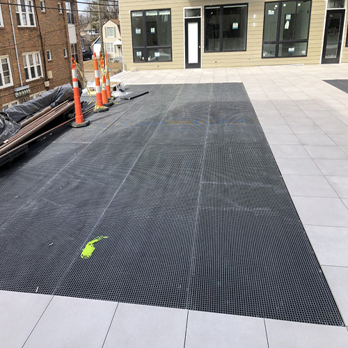 FRP Raised Flooring System for Rooftop Dog Park